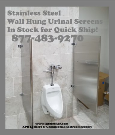 Stainless Steel Wall Hung Urinal Screens for Quick Ship - XPB Offers ...