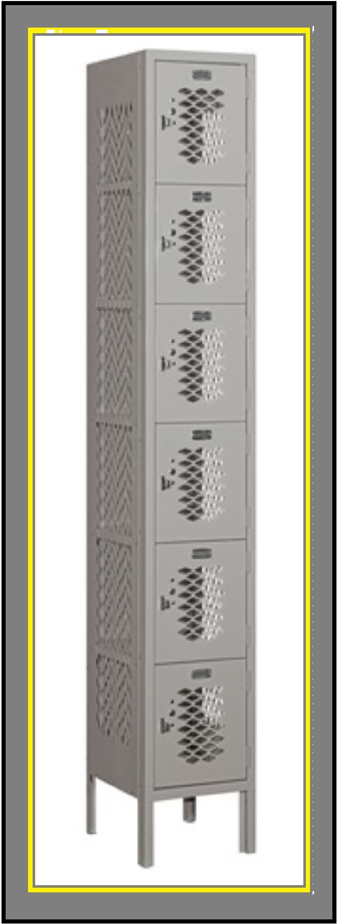 Ventilated Metal Lockers - XPB Offers Lockers, Restroom Partitions ...